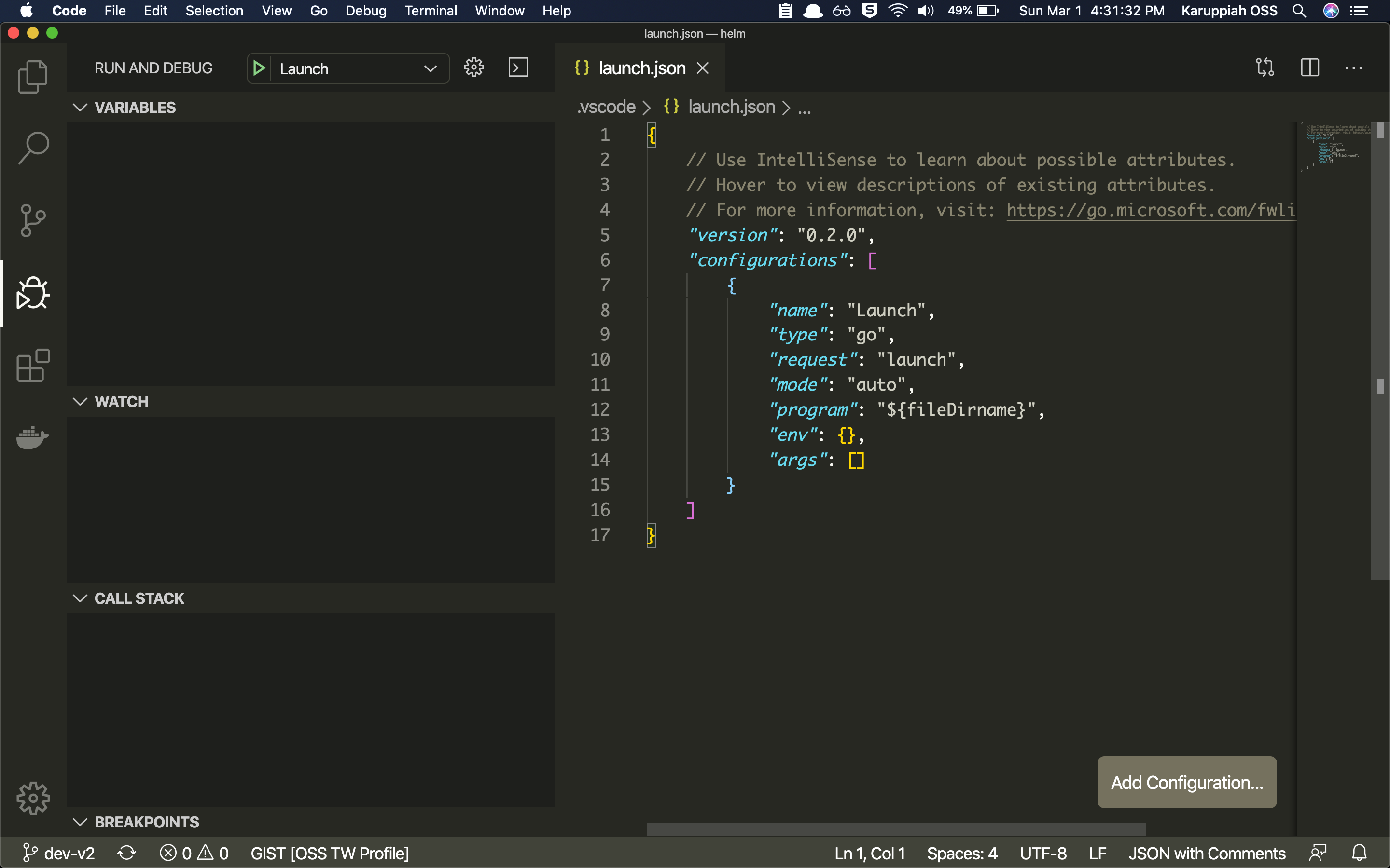 Visual Studio Code Why When I Create Launch Json File In Vscode It